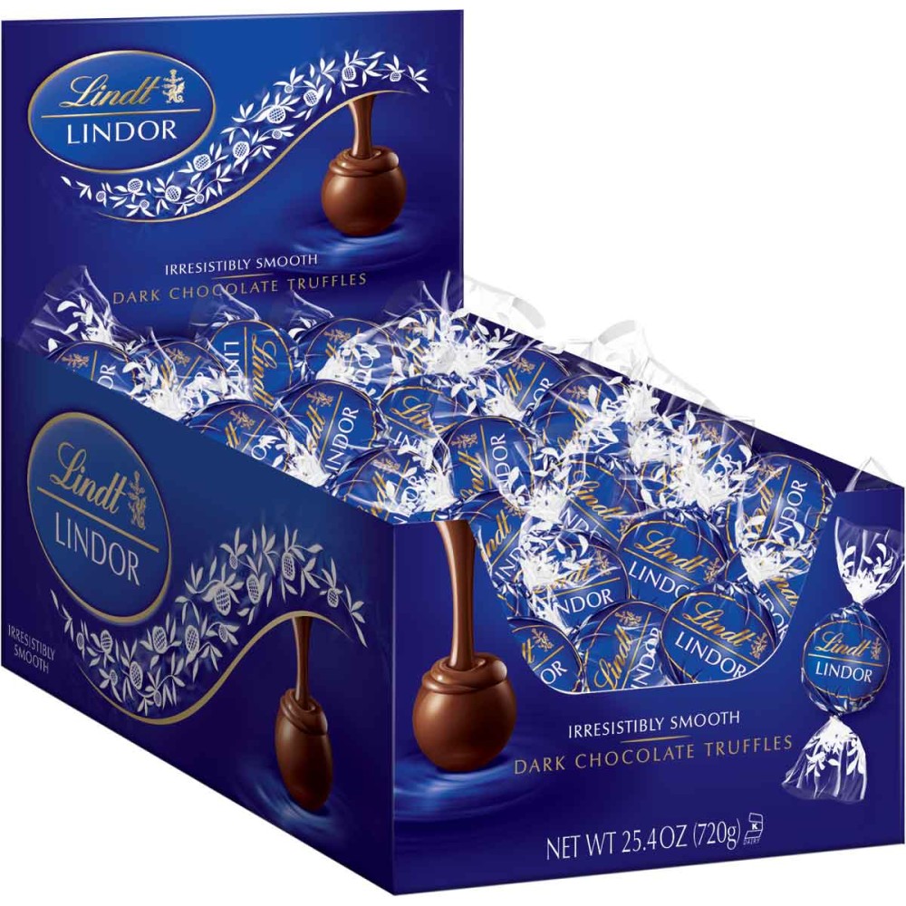 Lindt Dark Chocolate Lindor Truffles Display