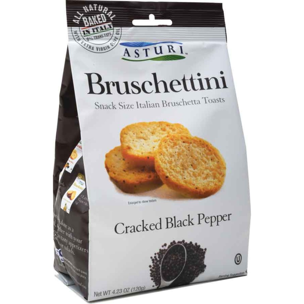 Asturi Cracked Black Pepper Bruschettini